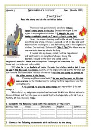 Reading comprehension worksheets