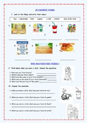 Childhood worksheets