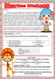 Charles Dickens worksheets