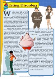 Eating disorders - ESL worksheet by jukelos