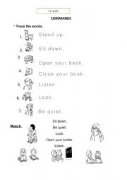 Instructions worksheets