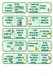 First conditional worksheets