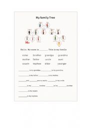 Family tree worksheets