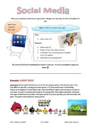 English worksheets: Create your own App