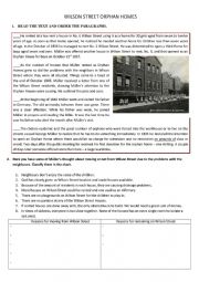 English worksheets: George Muller´s orphanages (Wilson Street)