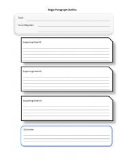 Paragraphs worksheets