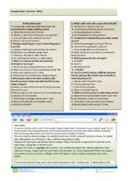 Computer Vocabulary: Internet Safety - ESL worksheet by ...