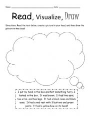 Visualize Worksheets I See (A Z) Worksheet For Preschool
