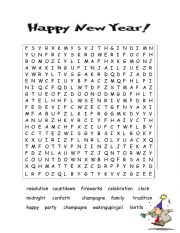 New year worksheets