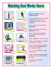 Temperature worksheets