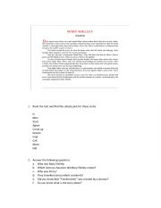 English worksheets: Mary Shelley