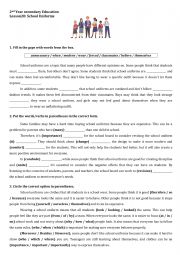 Lesson18: School Uniforms - ESL worksheet by kamel.michleoui