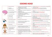 Idioms worksheets