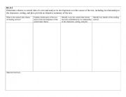English worksheets: RL 9-10.2 Process Grid