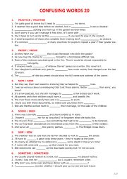 Confusing words 20 - ESL worksheet by kristine4444