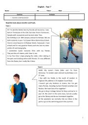 Personal identification - Reading comprehension activity - ESL ...