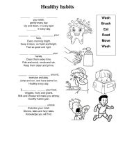 Healthy habits - ESL worksheet by ADRIVS