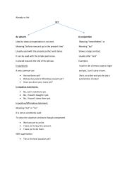 Already Vs. Yet - ESL worksheet by HannahMD