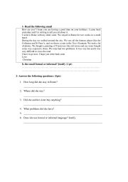 email writing - ESL worksheet by emna2016