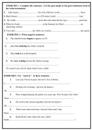 Past tenses review - ESL worksheet by islam015