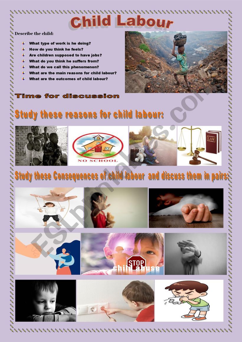 Let´s talk about Child Labour: cause, outcomes, solutions & useful ...