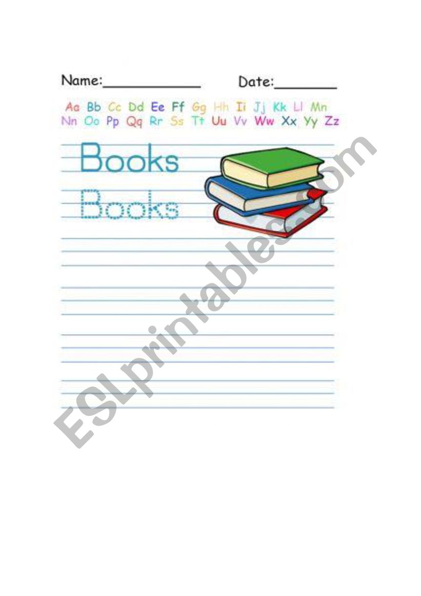 English worksheets: Books