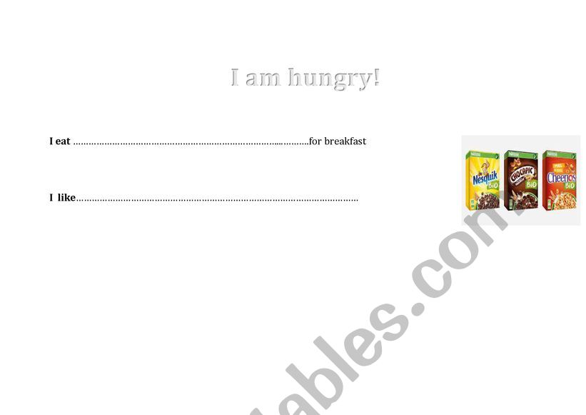 I´m hungry! - ESL worksheet by rachelzazo