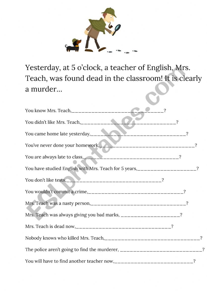 Controlled Practice Tag Questions crime ESL Worksheet By Atlasoval controlled-practice-tag-questions-crime-esl-worksheet-by-atlasoval