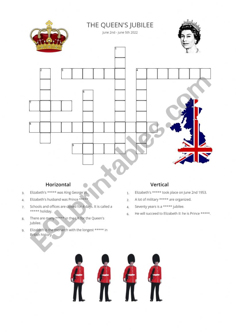 The Queenï¿½s Platinum Jubilee - ESL worksheet by setarpin