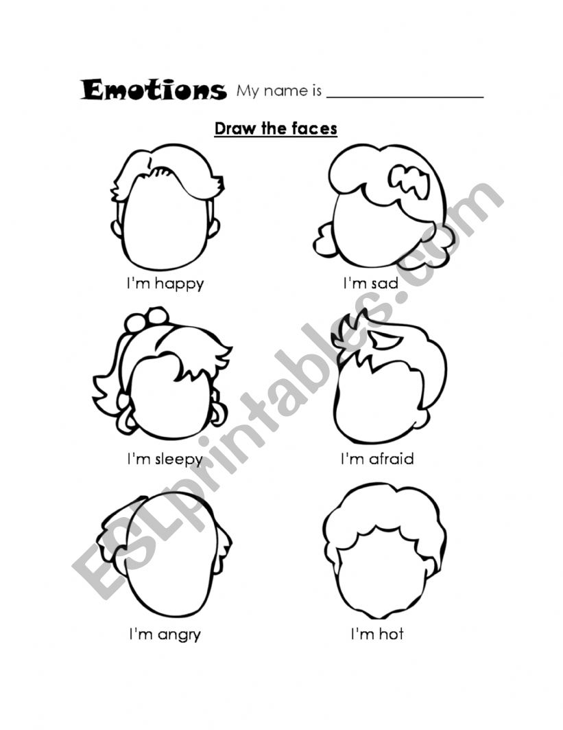 English worksheets: Emotions