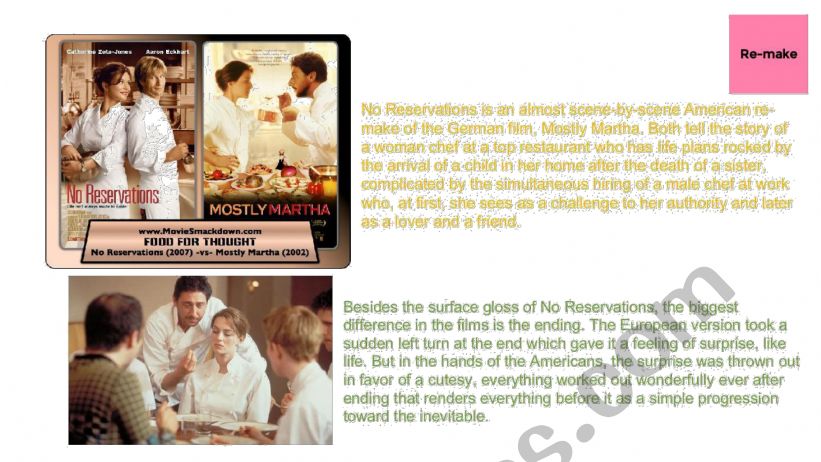 No Reservations Movie Poster
