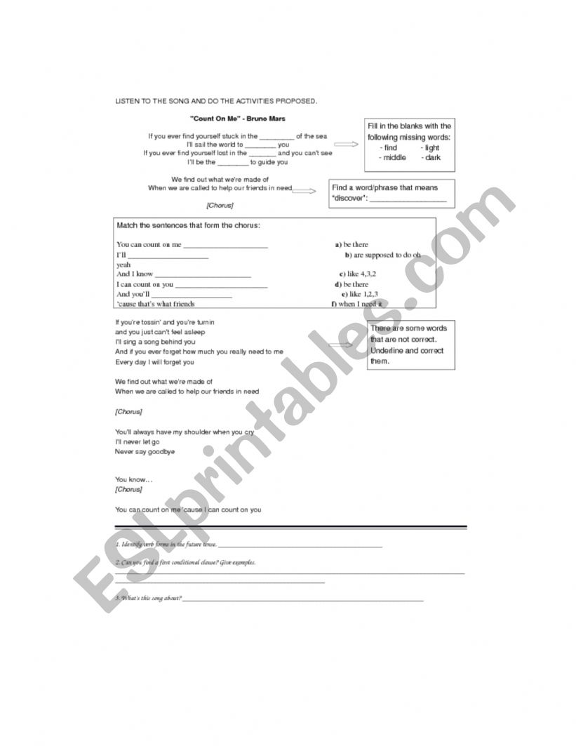 English worksheets: CONDITIONAL 2