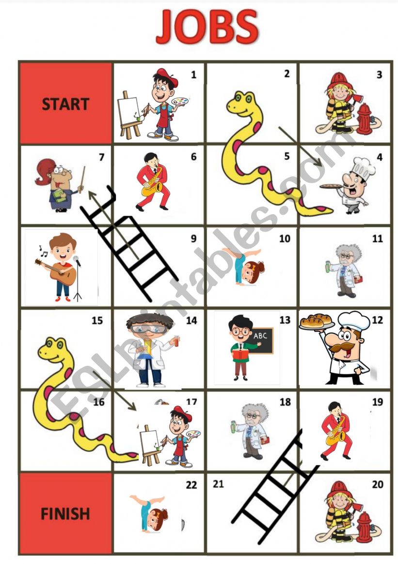 English worksheets: Jobs