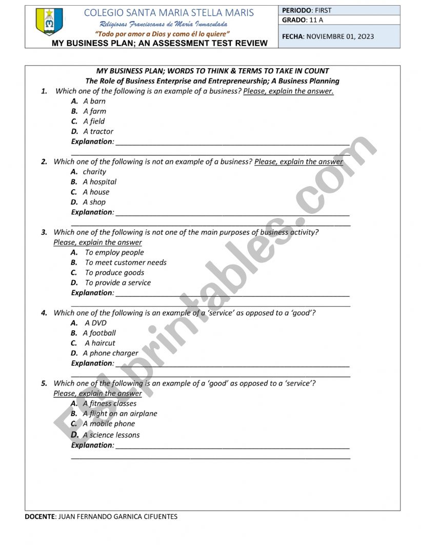 UNIT 7; HISTORY & CULTURE â€“ GRADE 11TH - ESL worksheet by jgarnica76