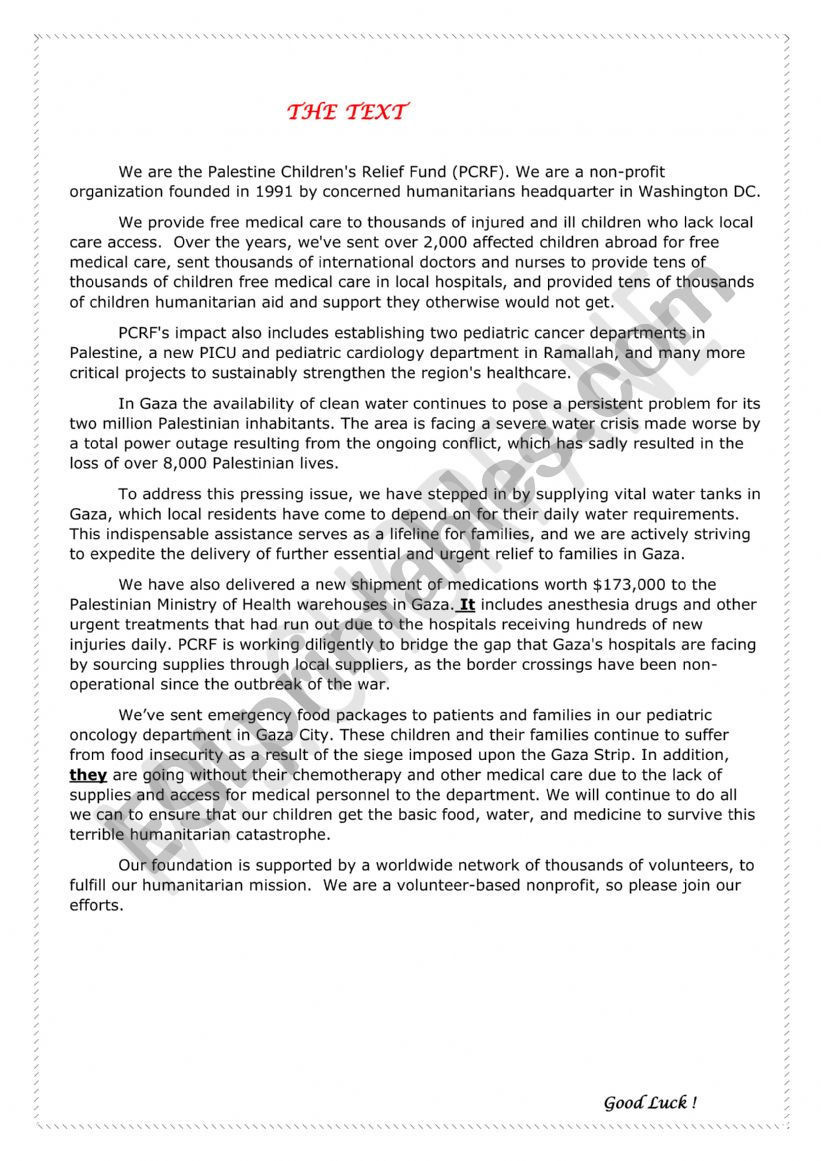 3rd form full test n° 1 - ESL worksheet by lostalias23