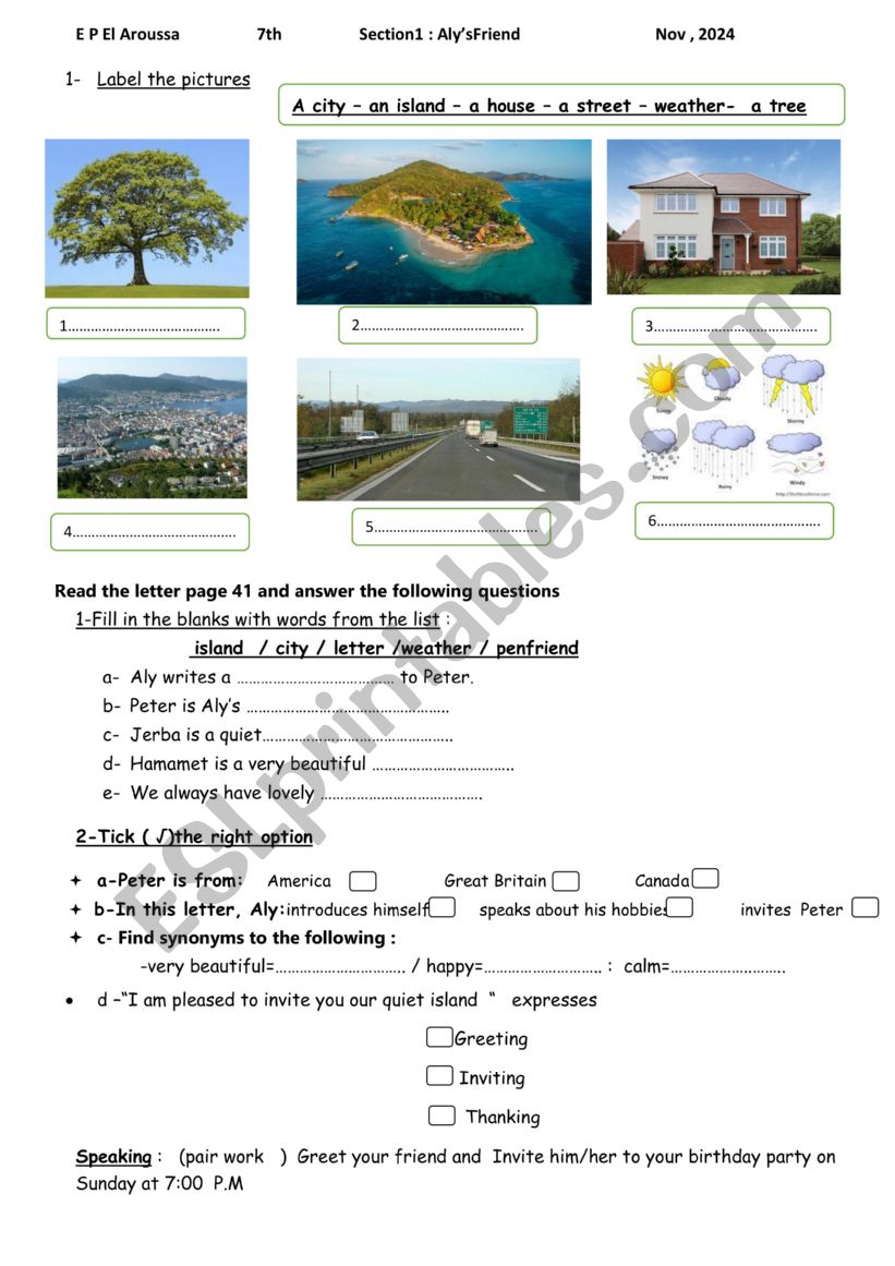 group session 7th - ESL worksheet by dridifawzy