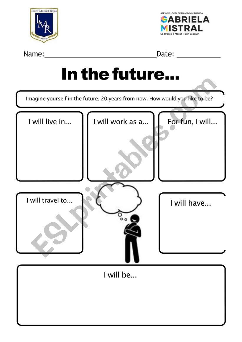 In the future.. - ESL worksheet by Lolocalvo