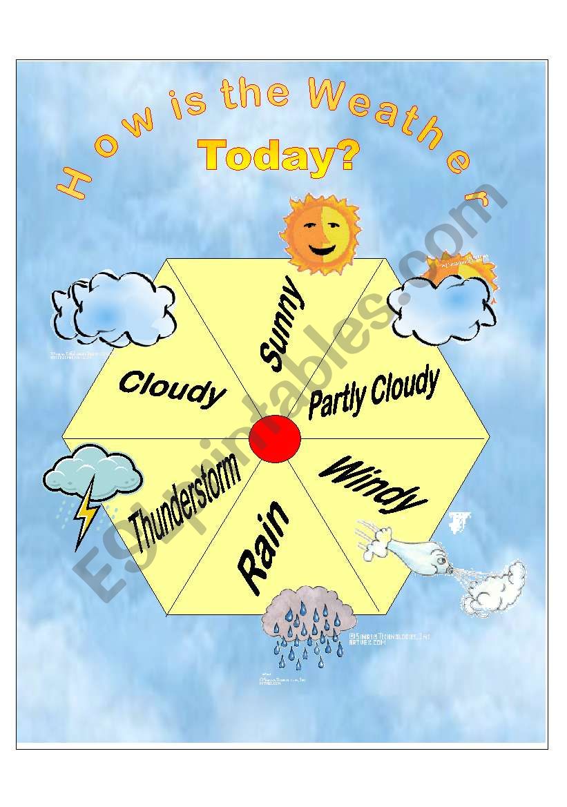 Weather Chart ESL Worksheet By Anna P