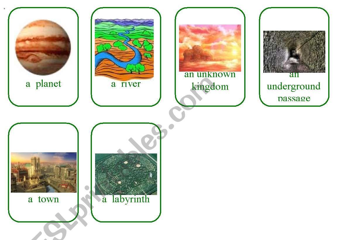 write your own fairy tale cards game 4 PLACES - ESL worksheet by mianne write your own fairy tale cards game 4 PLACES - ESL worksheet by mianne