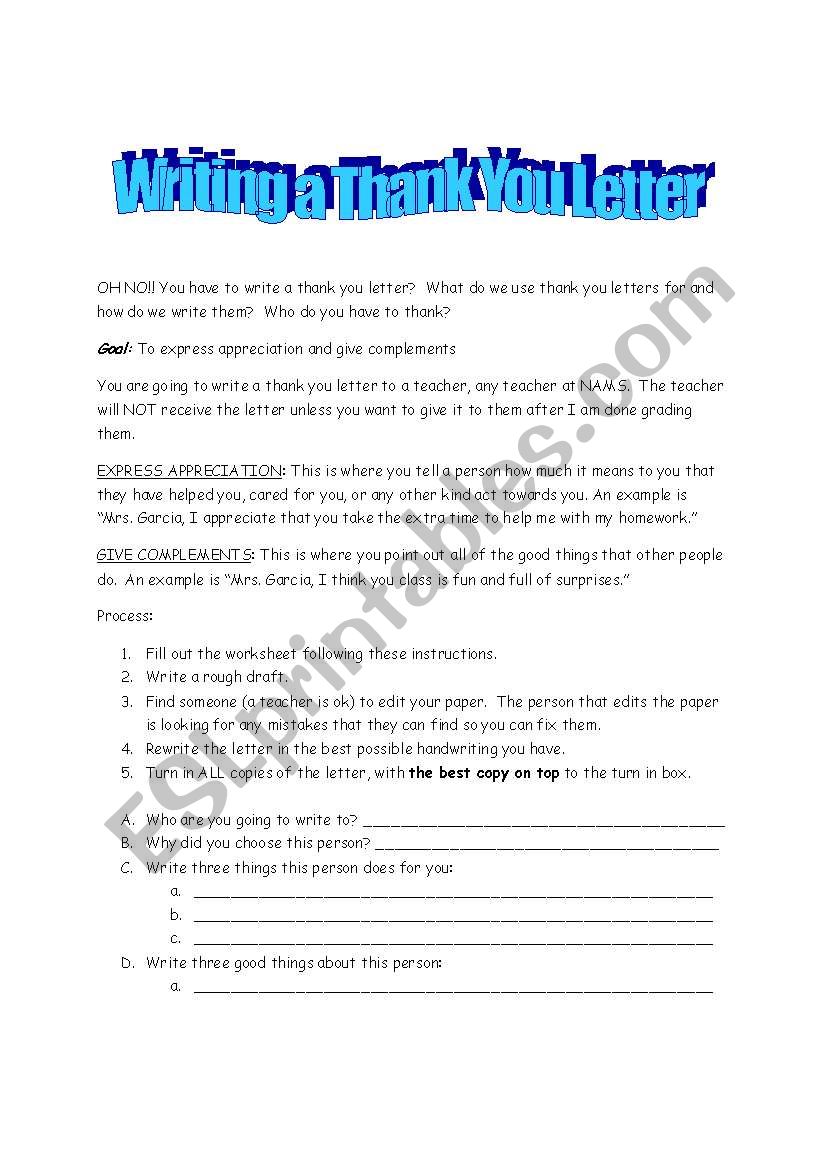 Write A Thank You Letter Database Letter Template Collection