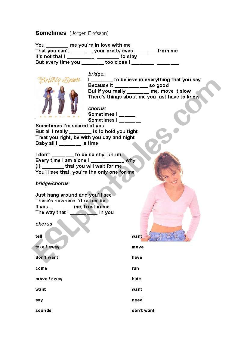 Sometimes Britney Spears