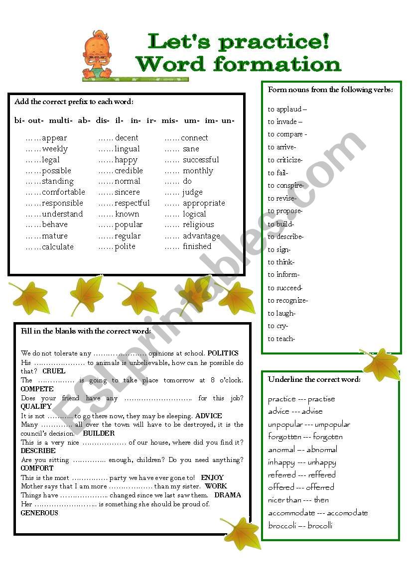 Let´s practice! 1 - ESL worksheet by domnitza