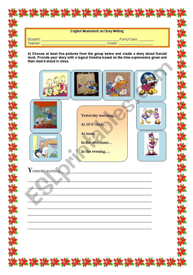 Let´s get writing! - ESL worksheet by oceanrain2024