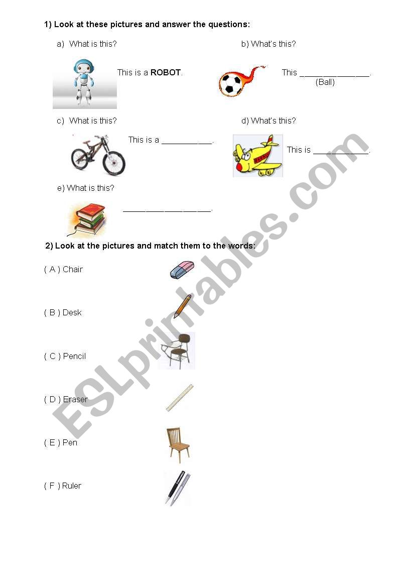 English worksheets: What´s this?