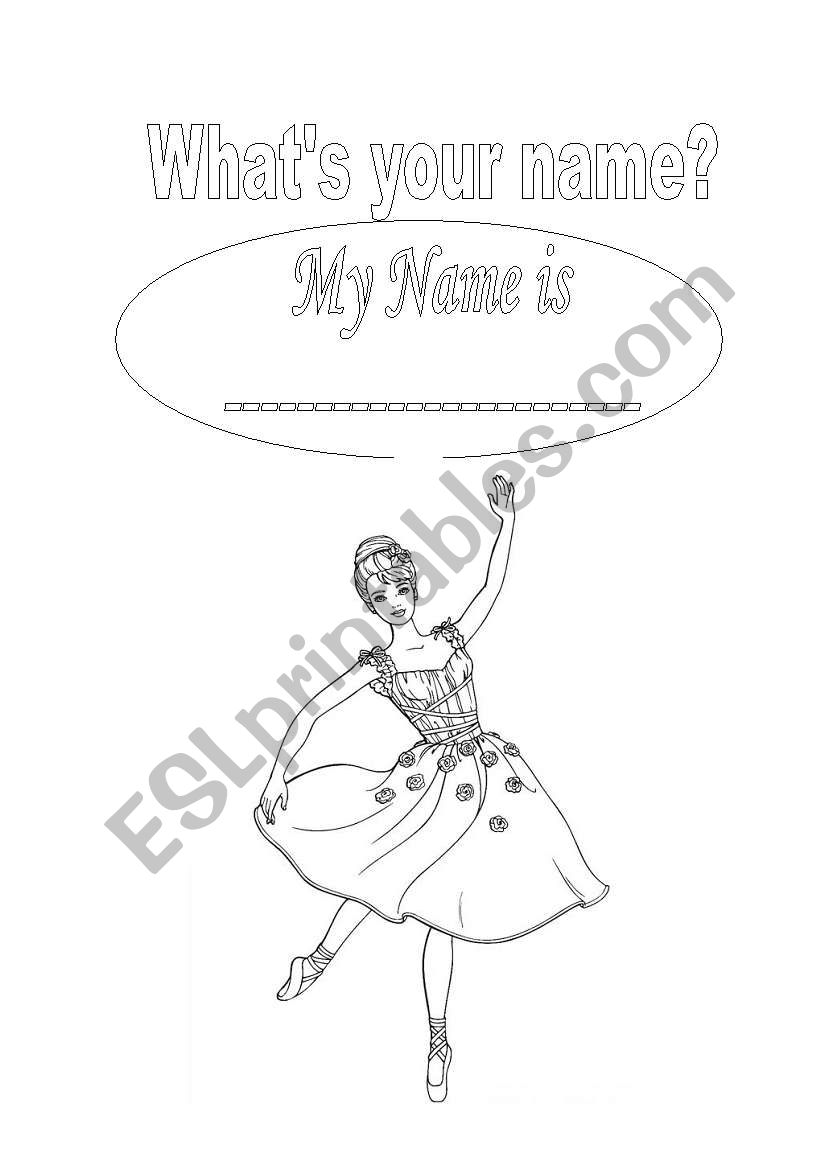 English worksheets: what´s your name?