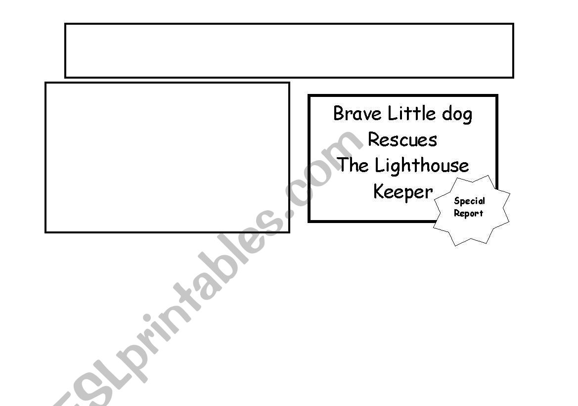 English worksheets: The Lighthouse Keeper´s Rescue