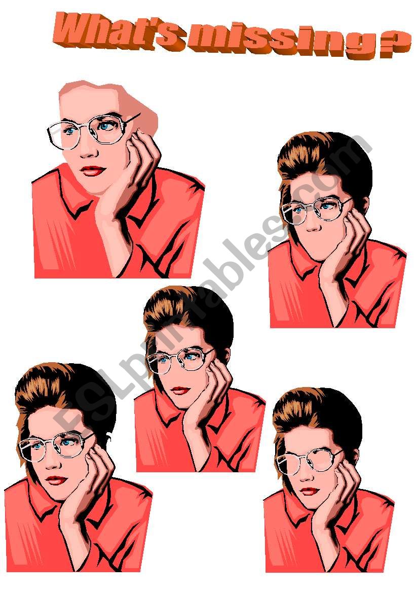 English worksheets: What´s missing?