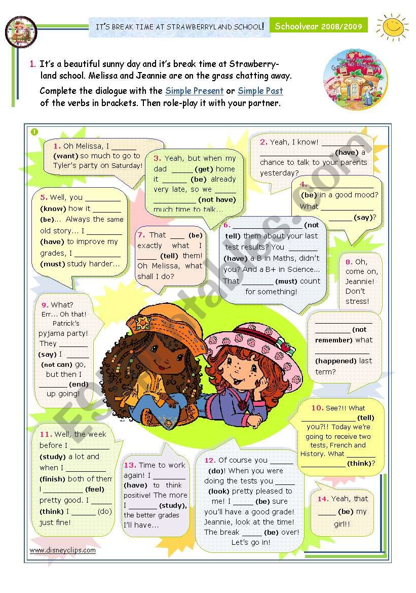 "It´s Breaktime at ... School" (1) - a new dialogue series for Upper ...