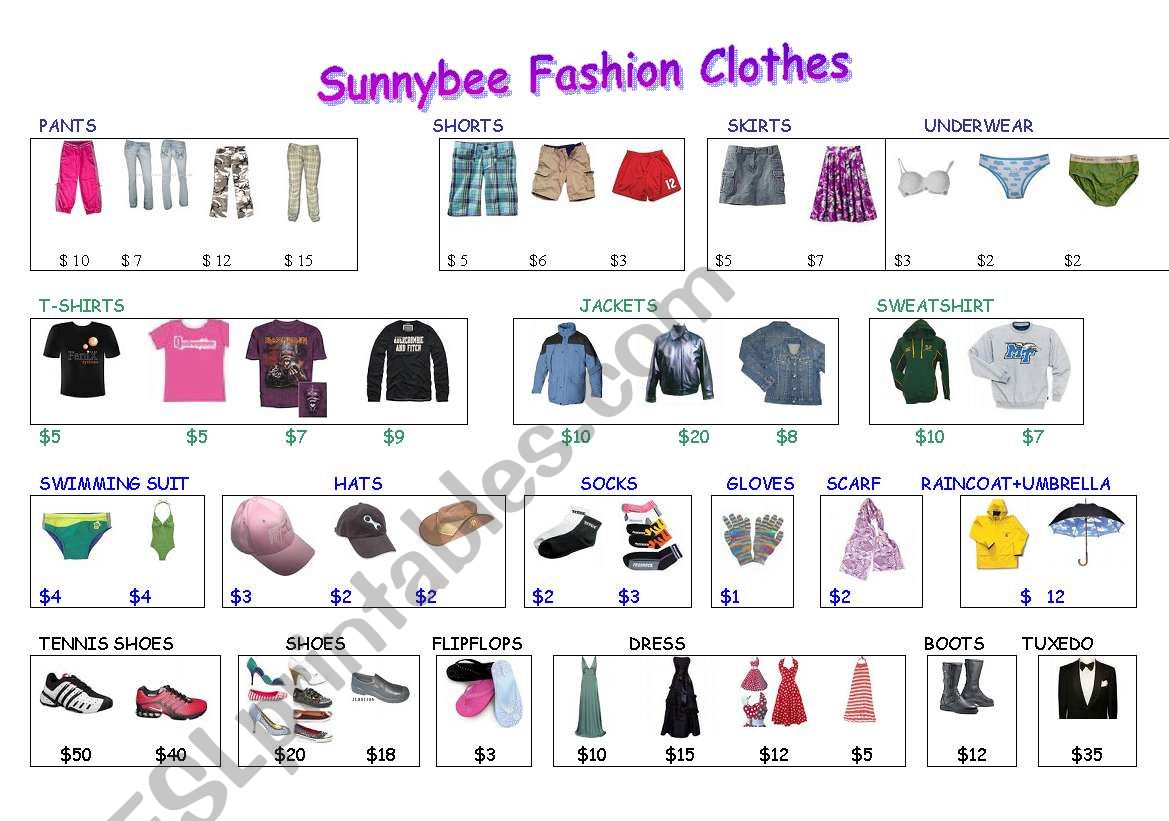 Let´s Go Shopping Board Game- PART V - ESL worksheet by anonimapq