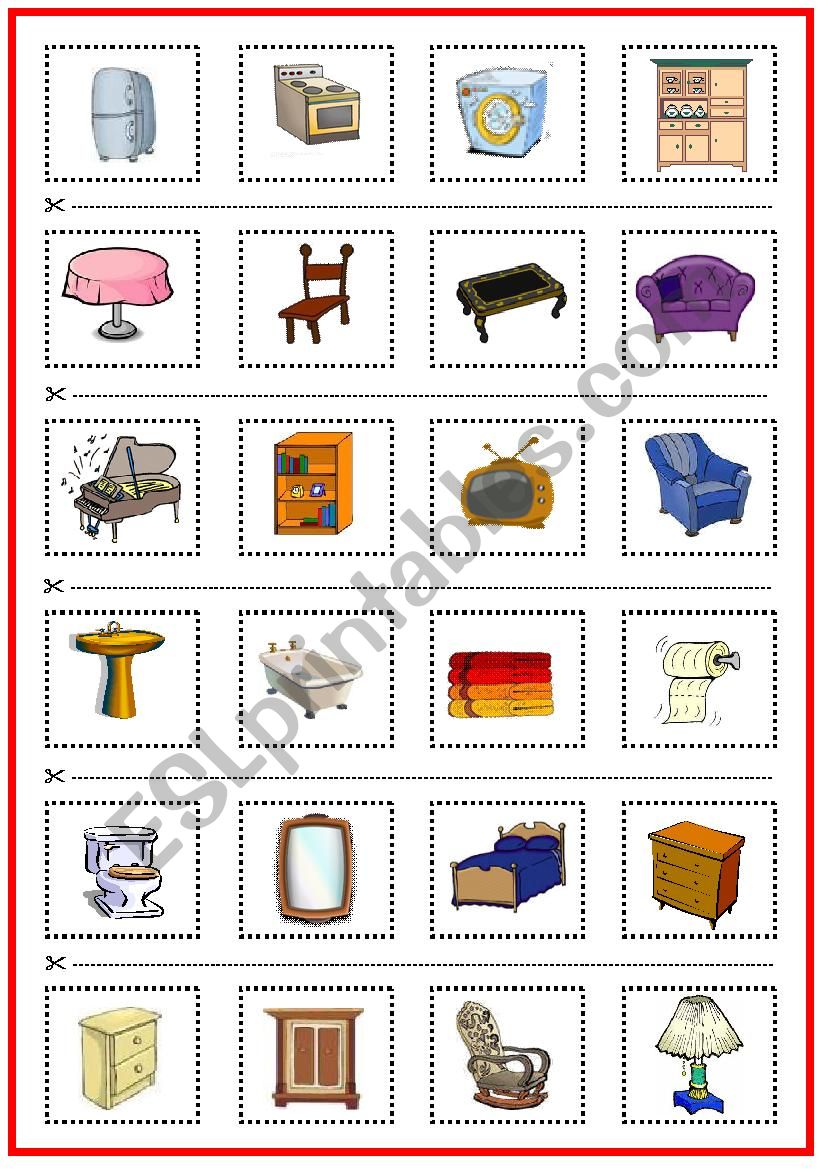 "WHAT´S IN MY HOUSE?" - ESL worksheet by xani